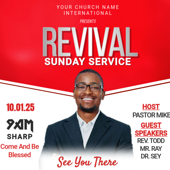 Sunday Service: A Time for Renewal Template | PosterMyWall