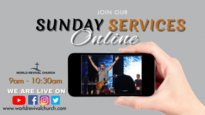 Sunday services Template | PosterMyWall