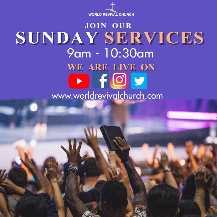 Sunday services Template | PosterMyWall