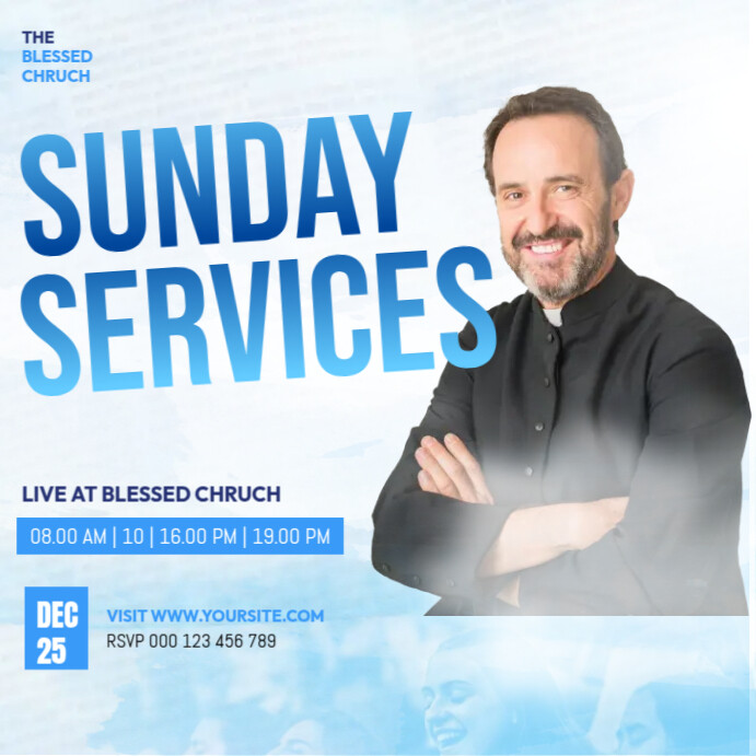 Sunday Services Template | PosterMyWall