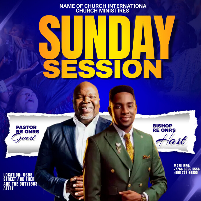 Plantilla de SUNDAY SESSION | PosterMyWall