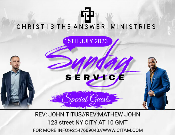 Sunday sevice Template | PosterMyWall