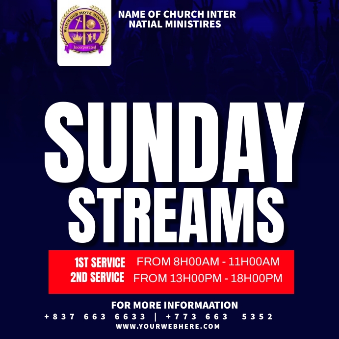 sunday stream Template | PosterMyWall