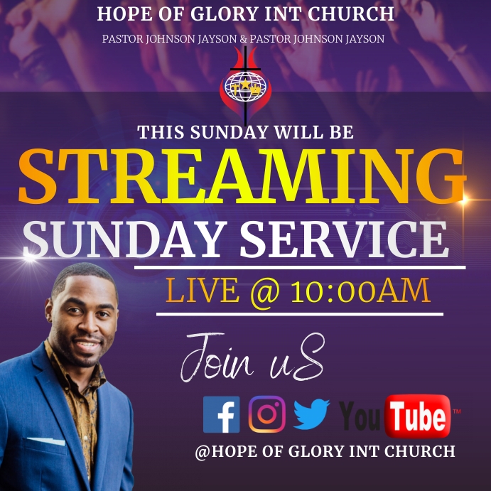 Sunday streaming Template | PosterMyWall