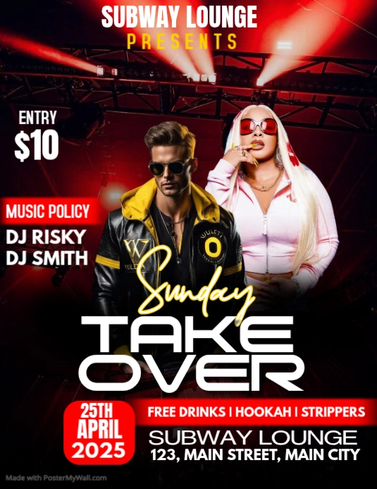 sunday take over Template | PosterMyWall