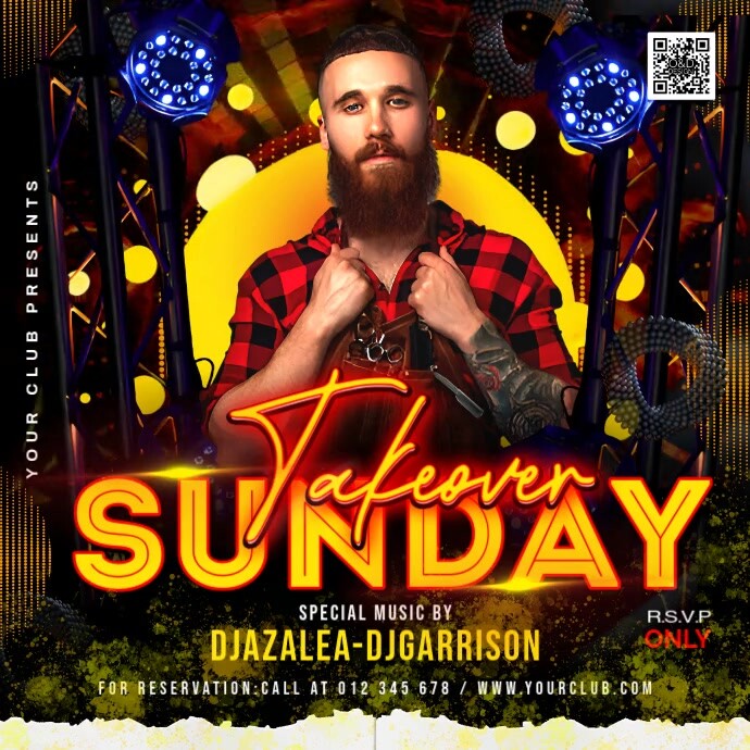 Copy of sunday takeover | PosterMyWall