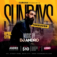 Takeover Tuesday night club party flyer Template | PosterMyWall