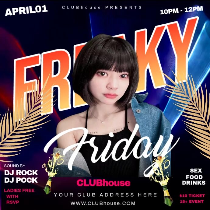 sunday takeover party Template | PosterMyWall