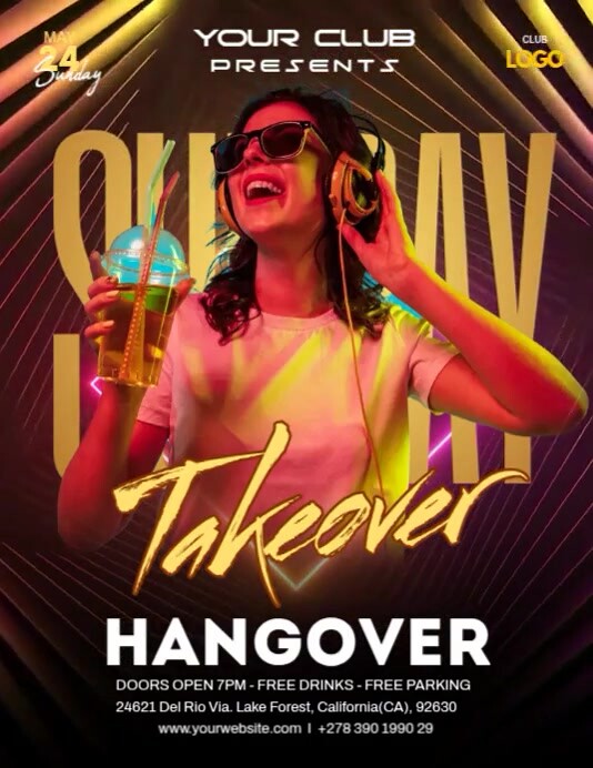 Sunday Takeover Video Template | PosterMyWall