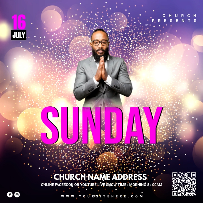 Sunday template | PosterMyWall