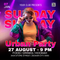 Urban Party Ads Template | PosterMyWall