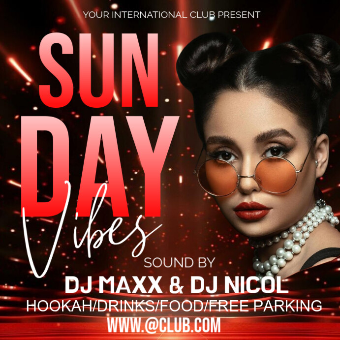 Sunday Vibes Template | PosterMyWall