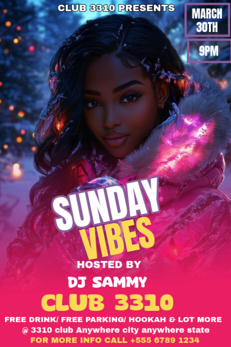 Sunday vibes Template | PosterMyWall