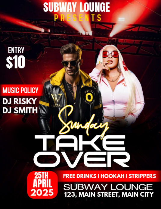 sunday vibes party Template | PosterMyWall