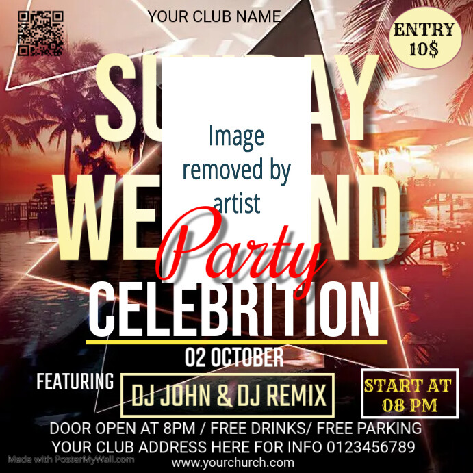 Sunday weekend party Template | PosterMyWall
