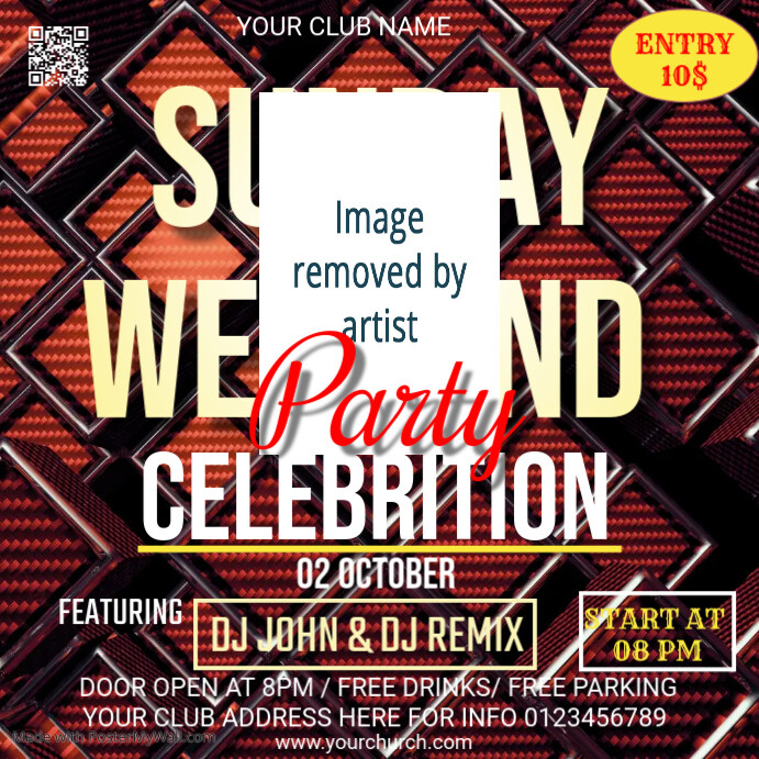 Sunday weekend party Template | PosterMyWall