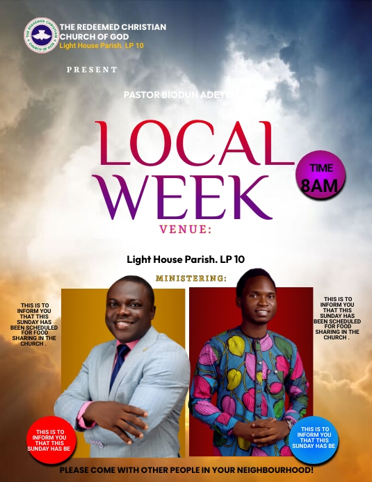 SUNDAY WORSHIP (7) Template | PosterMyWall