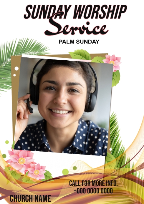 Plantilla de Sunday Worship | PosterMyWall