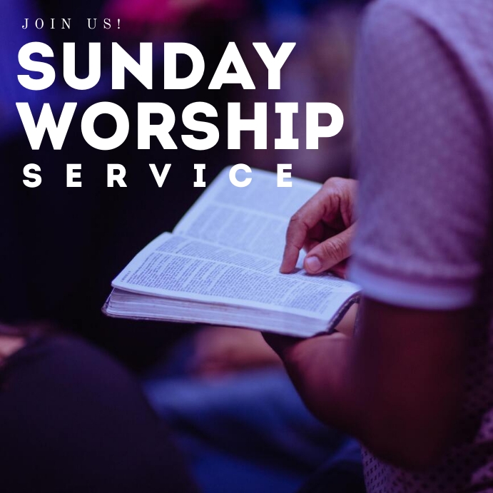 Copy of SUNDAY WORSHIP TEMPLATE | PosterMyWall