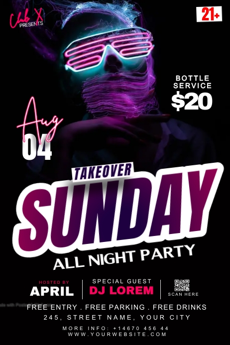 Copy of sundaytakeover.a | PosterMyWall