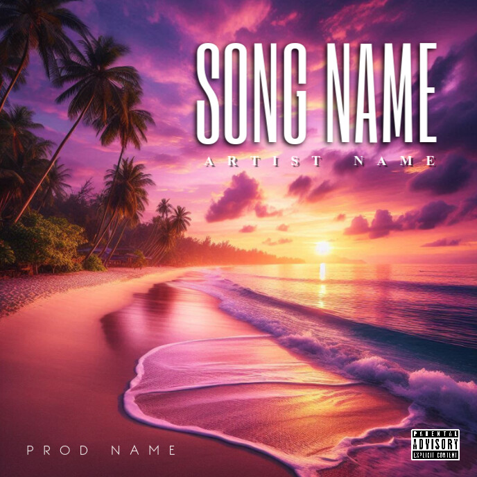 Sunset album cover Template | PosterMyWall