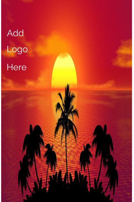 sunset beach Template | PosterMyWall