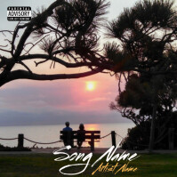 Song Cover Sunset Template | PosterMyWall