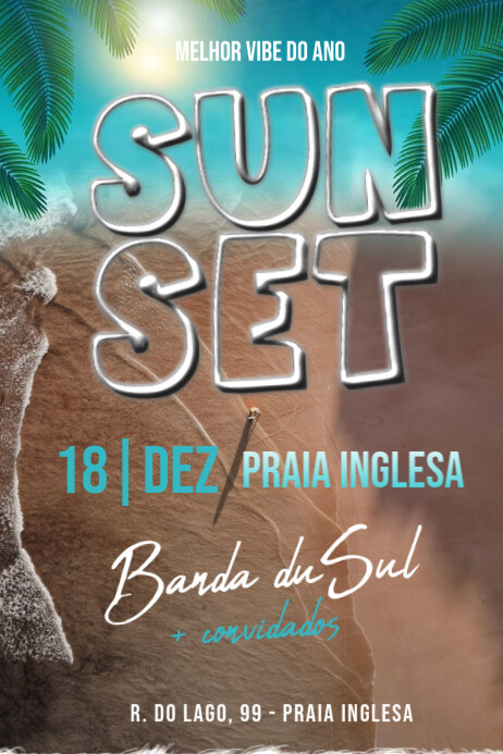 Sunset Template | PosterMyWall