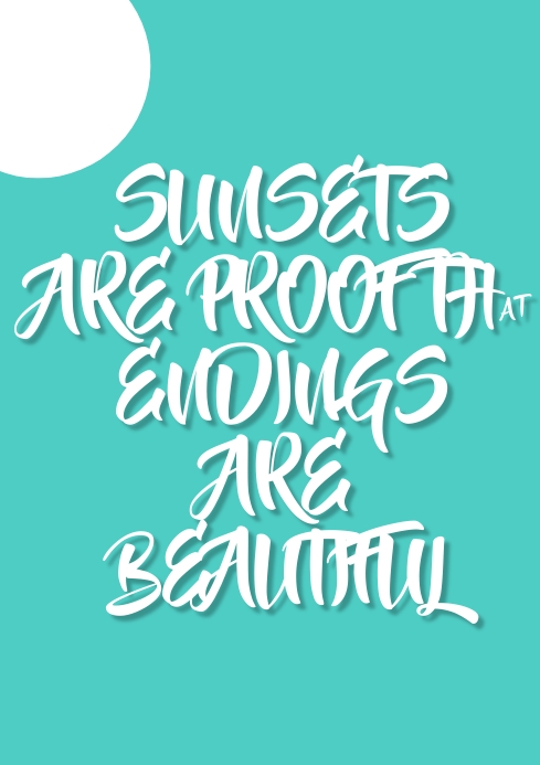 Sunset Template | PosterMyWall