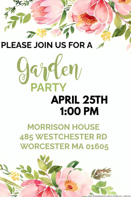 Sunset Garden Gathering Template | PosterMyWall