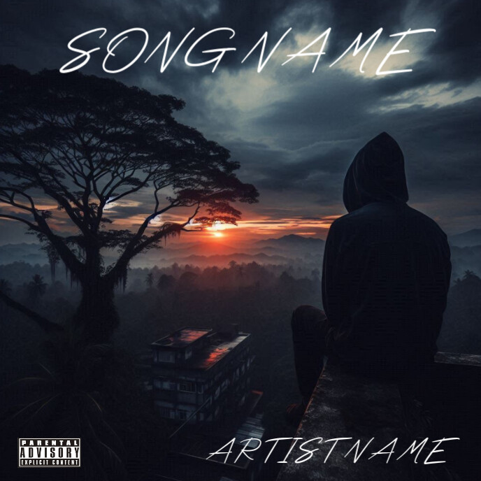 Copy of Sunset Mixtape Album Cover Album Cover | PosterMyWall