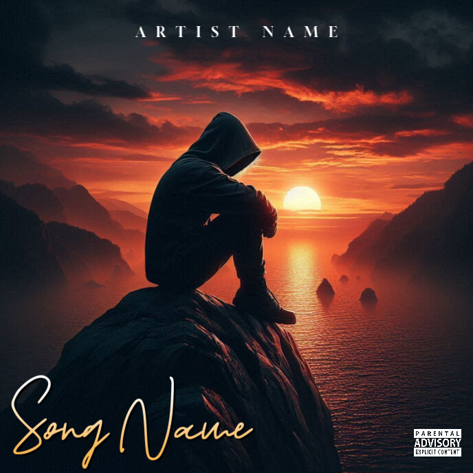 Sunset Mixtape Album Cover Art Album Cover Templat | PosterMyWall