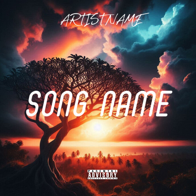 Sunset Mixtape Cover Album Cover Template | PosterMyWall