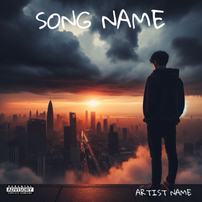 Copy of Sunset Mixtape Cover Album Cover | PosterMyWall