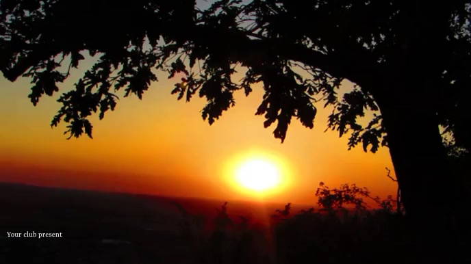 SUNSET VIDEO BACKGROUND TEMPLATE | PosterMyWall