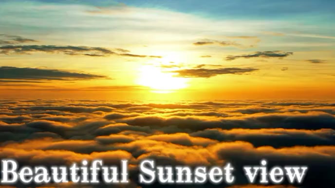 Sunset view Template | PosterMyWall