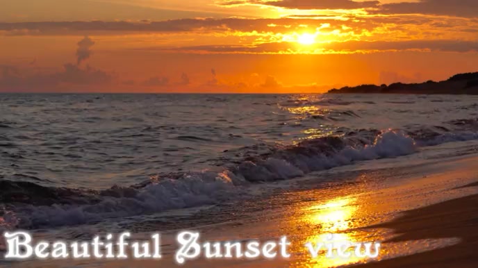 Plantilla de Sunset view | PosterMyWall