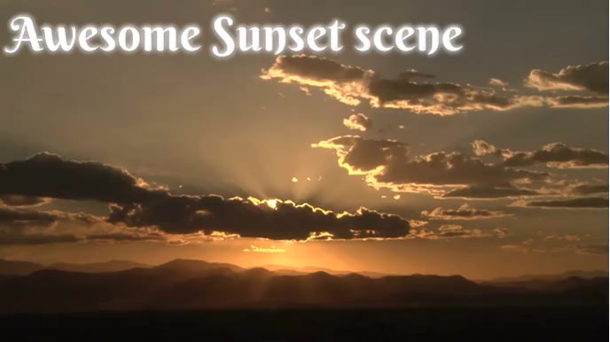 Sunset view Template | PosterMyWall