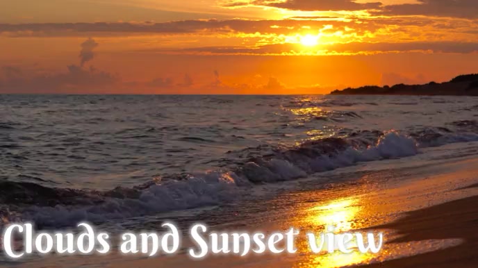 Sunset view Template | PosterMyWall