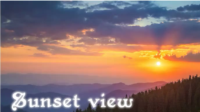 Sunset view Template | PosterMyWall