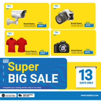 Super Big Sale Ads Template | PosterMyWall