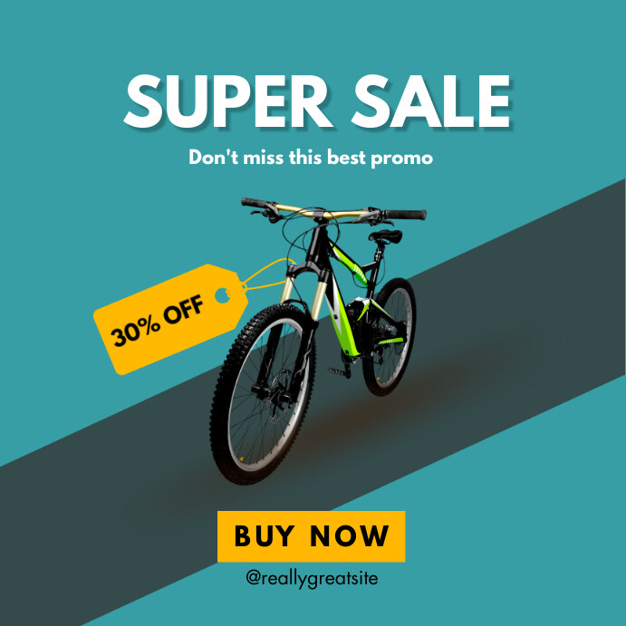 SUPER BIKE SALE RETAIL TEMPLATE | PosterMyWall