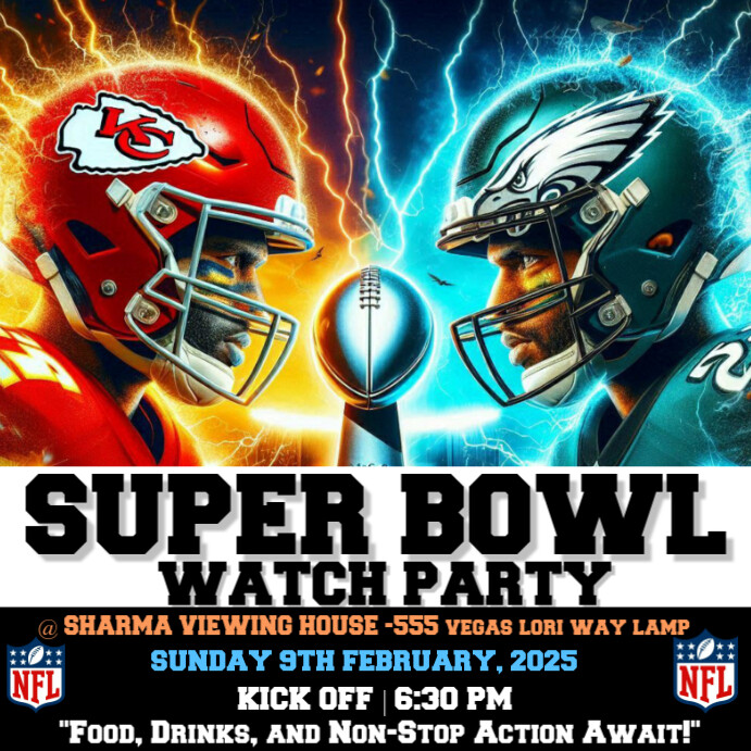 Copy of Super bowl lix 2025 | PosterMyWall