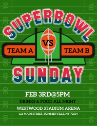 Super Bowl Sunday Template | PosterMyWall