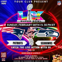 Super Bowl Lx : New England Patriots Vs Seattle Seahawks Watch Party ...