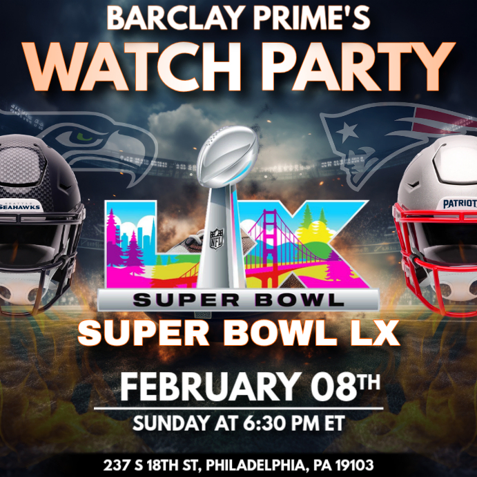 Copy of Super Bowl LX Watch Party Template | PosterMyWall