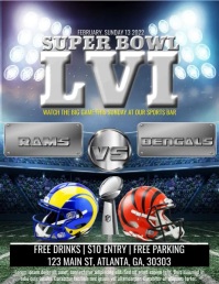 Super Bowl Sunday Template | PosterMyWall