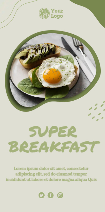 Copy of Super Breakfast Ads | PosterMyWall