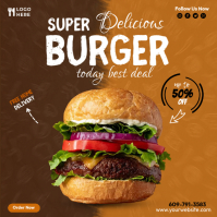 Burger Best Deal Template | PosterMyWall