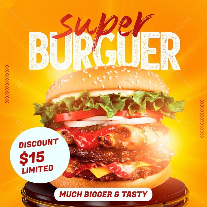 super burger Template | PosterMyWall